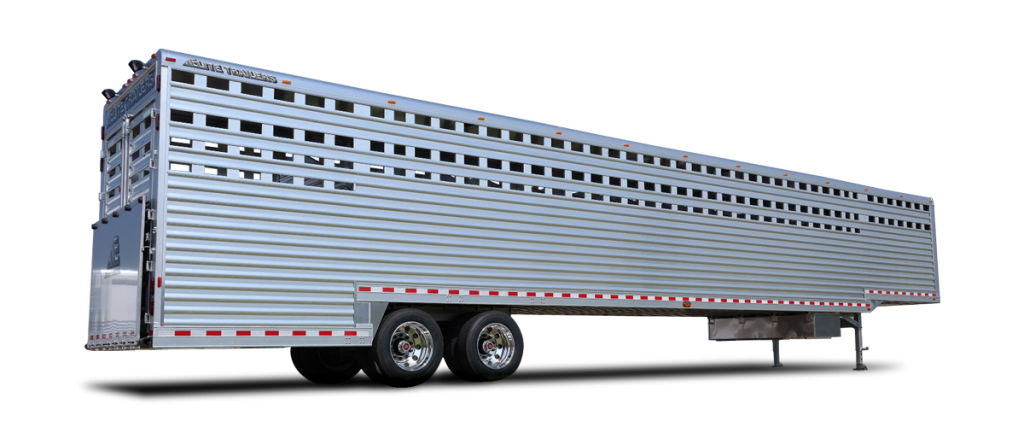 Ground Load Aluminum Semi Trailer | Elite Custom Aluminum Horse and ...
